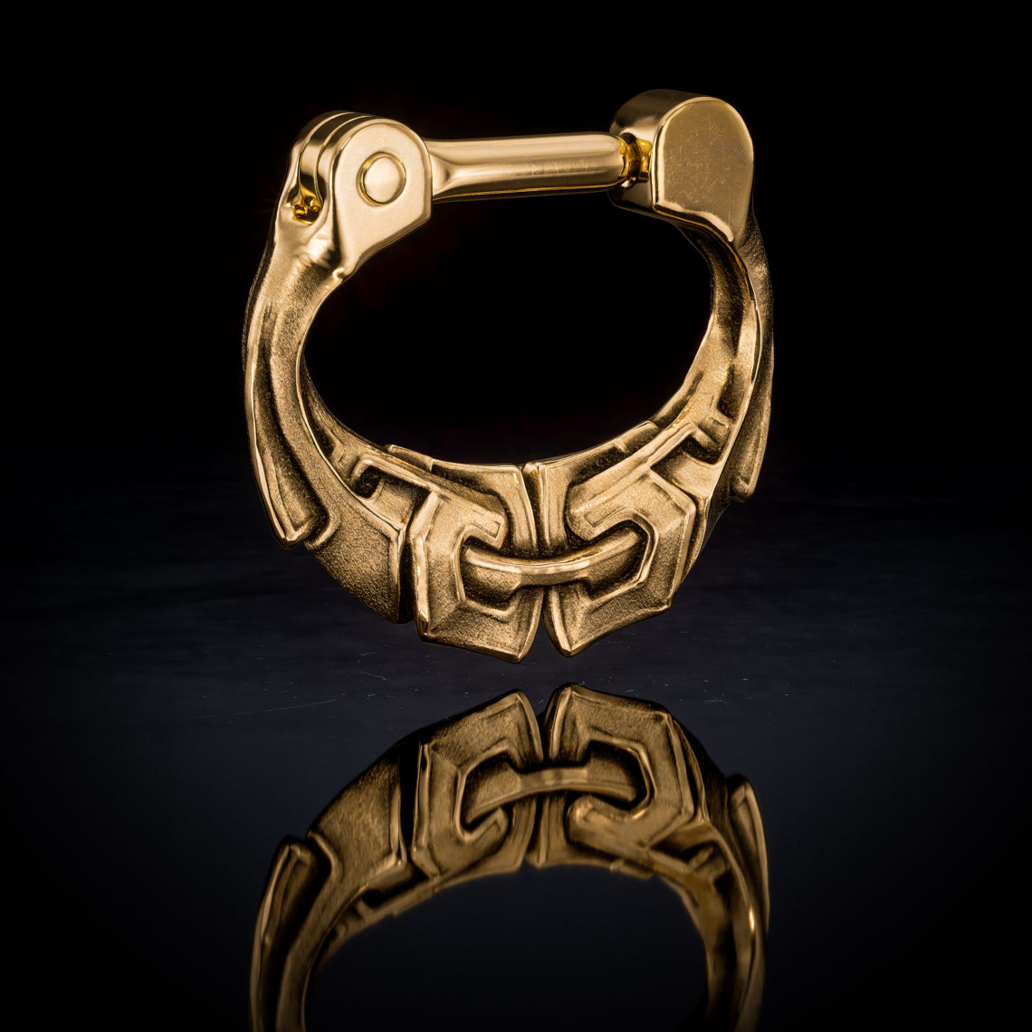 RCC-SCSST14 (Stainless OX) Septum clicker | Rusty Cyborg Creations